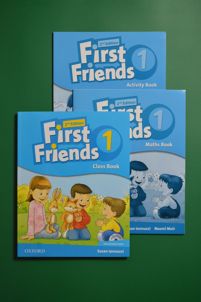 FIRST FRIENDS 1. Комплект: Учебник + Рабочая Тетрадь + Математическая ...