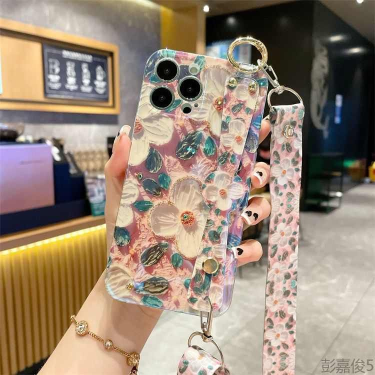 Противоударный чехол с цветами и шторкой на на айфон 11 / Apple iPhone ...