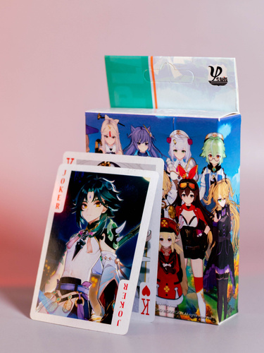 Игральные карты аниме Геншин Импакт / карты игральные anime Genshin ...