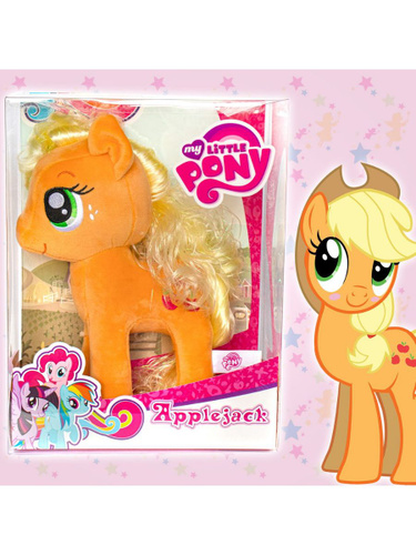 Игрушка My Little Pony коллекционная Пони Эпплджек 30 см в подарочной ...