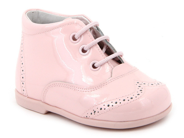 Ботинки Девочки LEON SHOES розовый, размер 26 Демисезон D Шнурки ...
