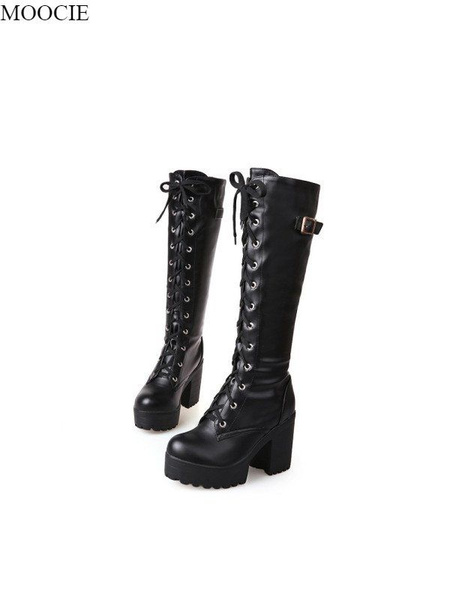 Сапоги Женский MOOCIE ботфорты, размер 41 черный Демисезон Без застёжки купить c доставкой на ...