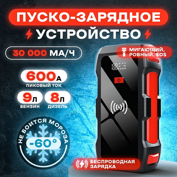 Otwen Устройство пуско-зарядное, 30000 А•ч, макс.ток 600 A, 175 мм ...