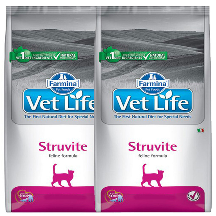 Сухой корм FARMINA VET LIFE FELINE STRUVITE для взрослых кошек при ...