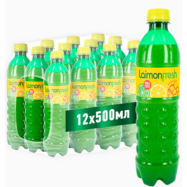 Laimon Fresh Mango газированный напиток 0.5 л х 12 шт ПЭТ - купить с ...