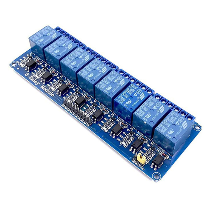 8 канальный релейный модуль постоянного тока 5 В с оптопарой Arduino