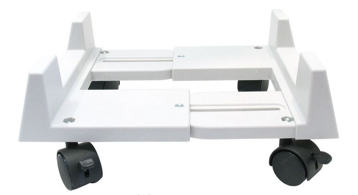 Подставка для компьютера CPU stand, на колесиках, с регулировкой ширины ...