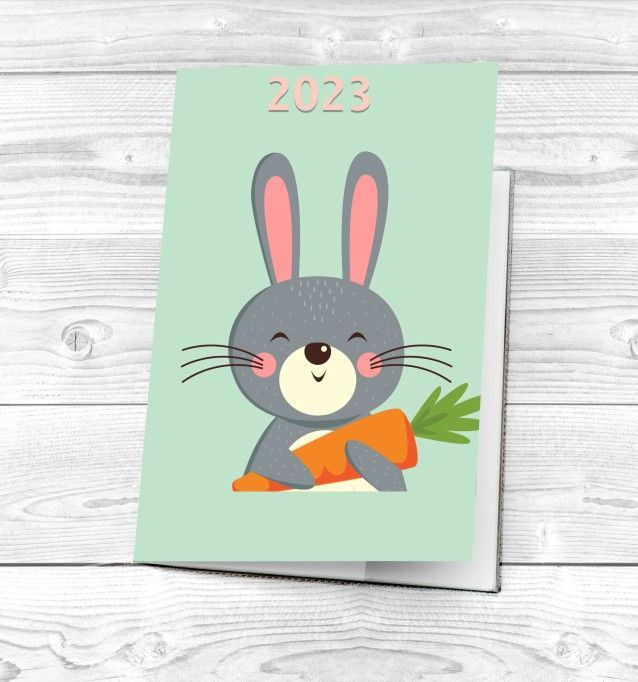 Обложка на паспорт год Кролика №3 - купить с доставкой по выгодным ...