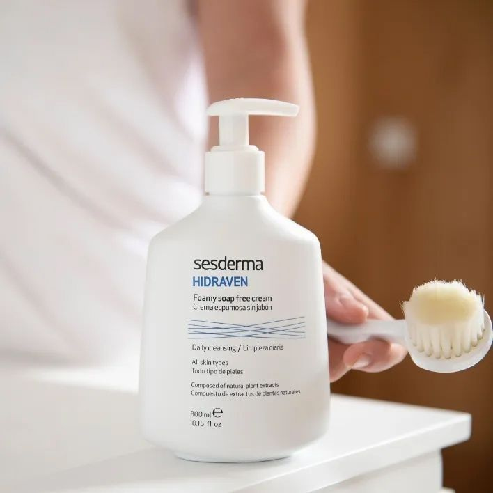 Sesderma HIDRAVEN Крем-пенка для умывания очищающая увлажняющая без ...
