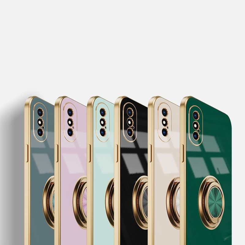 Гальванический чехол для Iphone X / Iphone XS с Кольцо Держатель ...