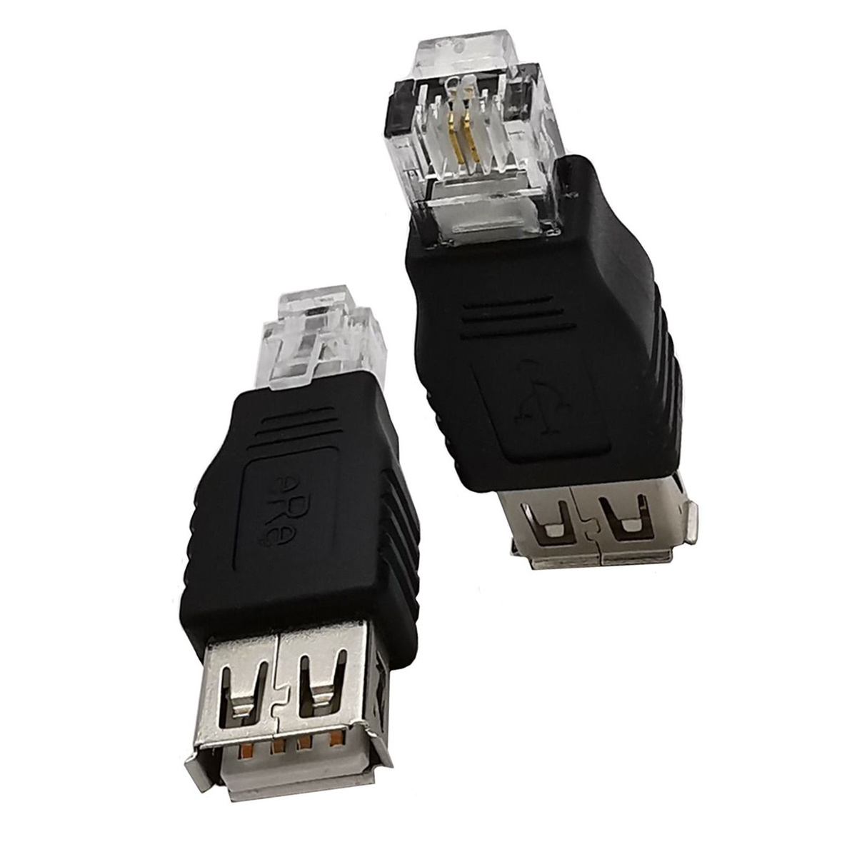 Ethernet RJ11 6p2c to USB Женский адаптер штепсец 4 PIN-контакт USB-A ...