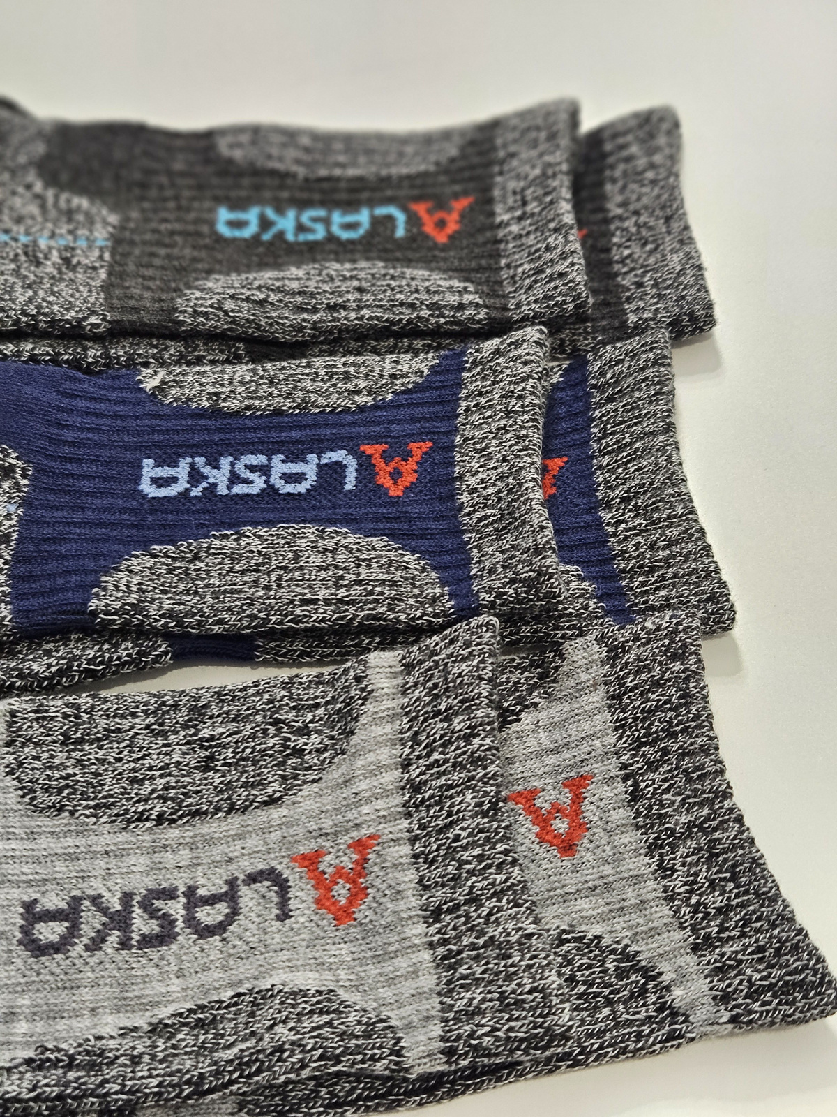 Носки Женский Turkan, размер 36, 37 Шерсть, Ангора Бег, Горные лыжи Зима светло-серый, темно ...