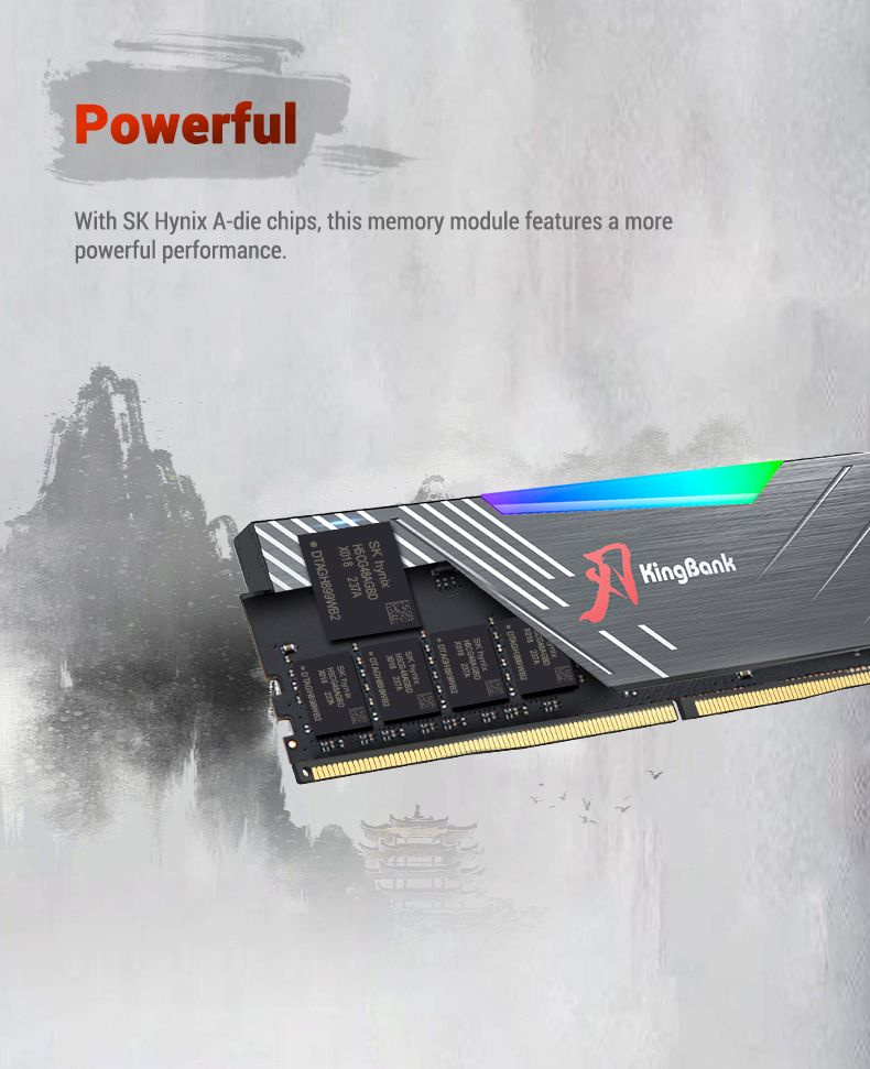 Модуль оперативной памяти KingBank Оперативная память DDR5 6400 МГц 64 ...