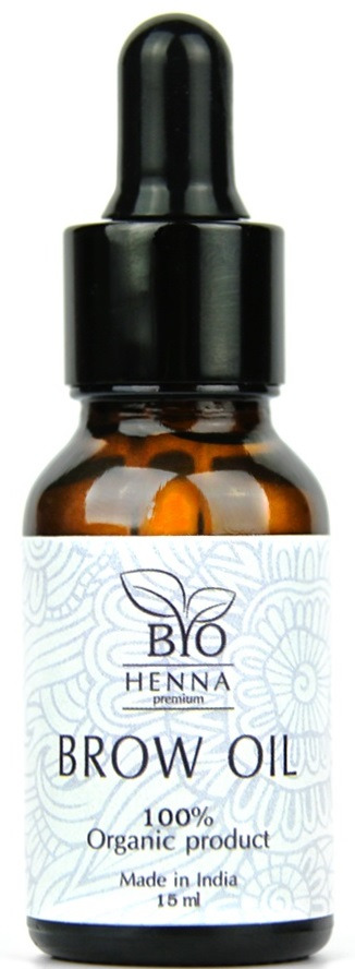 Bio henna premium Масло для роста бровей 15 мл купить на OZON по низкой ...