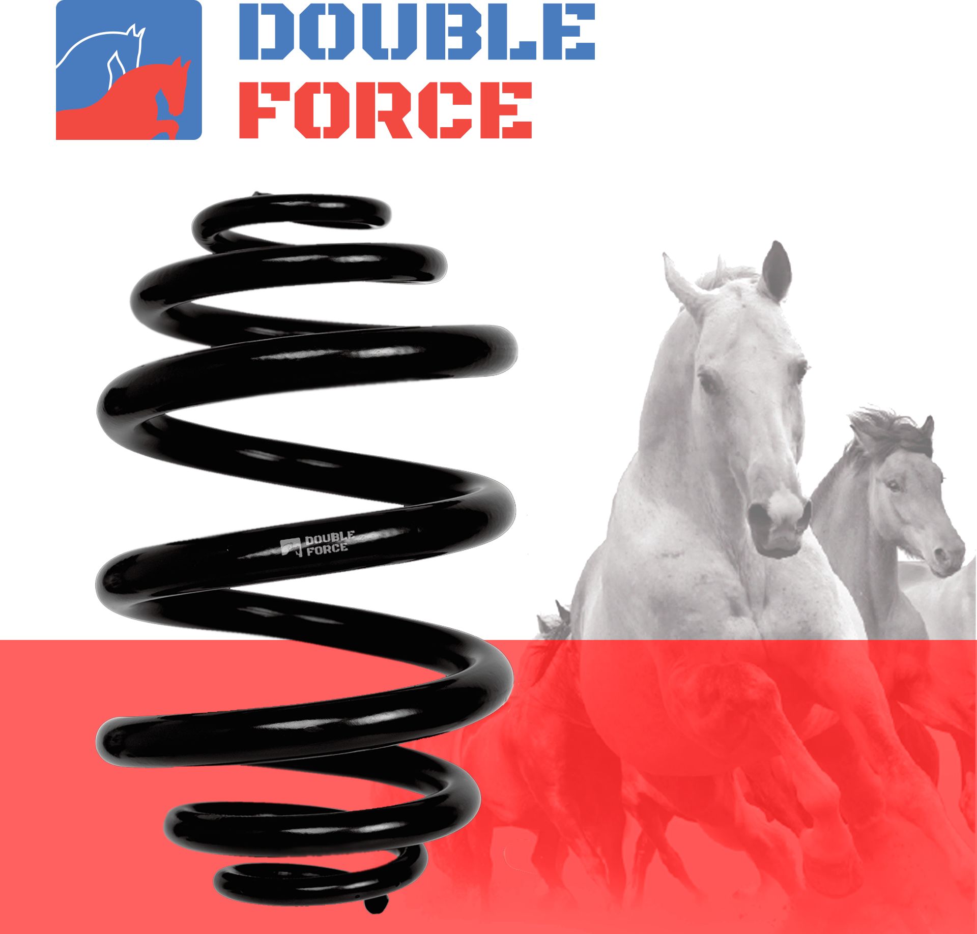 Пружина подвески передняя (кратность 2 шт) DOUBLE FORCE DFCS077F Toyota ...