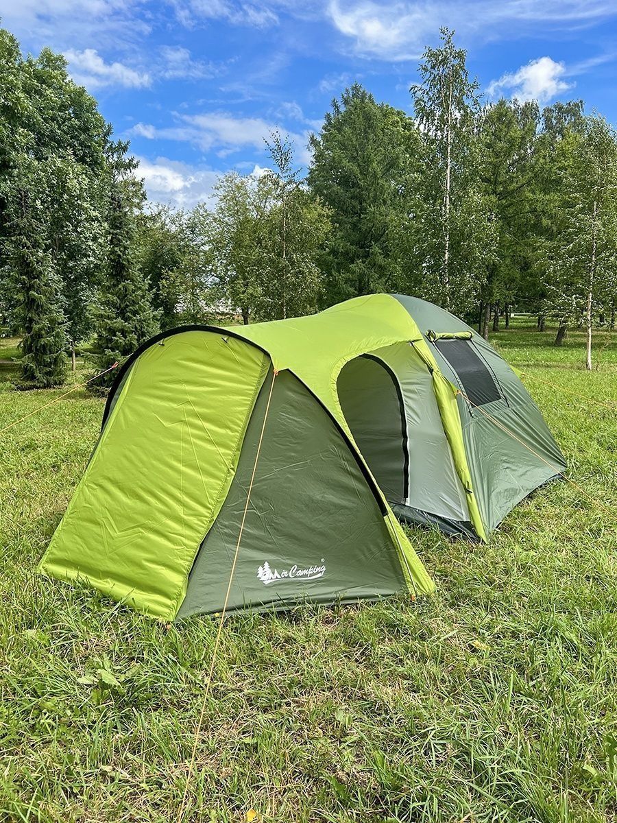 палатка туристическая 4 местная MirCamping 1036 / отдыха рыбалки охоты ...