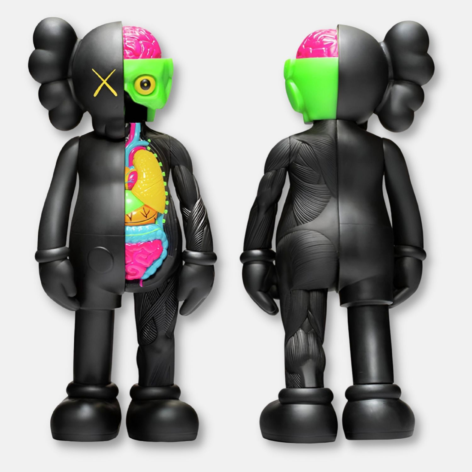 Коллекционная фигурка KAWS COMPANION ANATOMY OPEN EDITION 40 BLACK ...