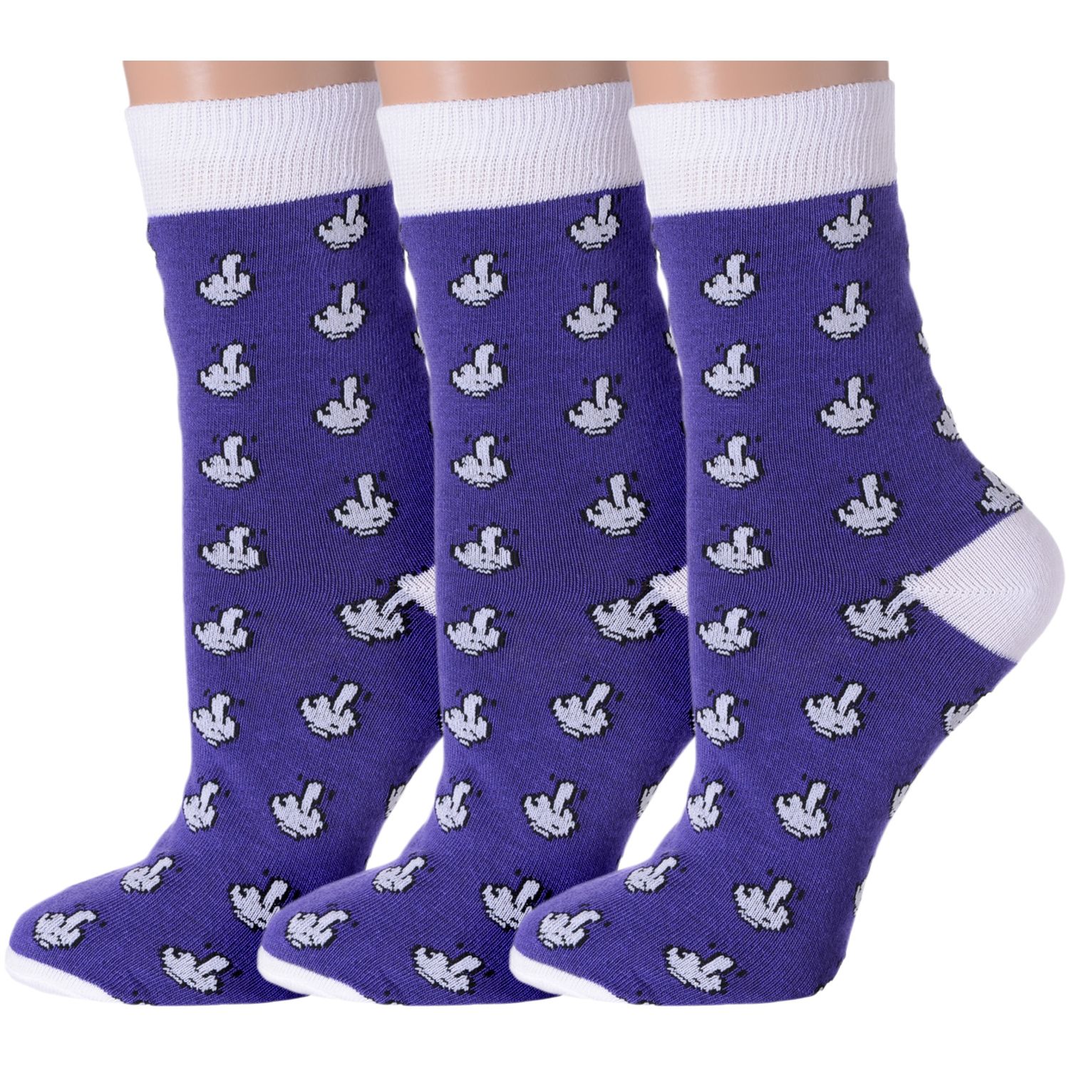 Носки Женский Flappers Peppers, размер 36, 37 Хлопок На любой сезон ...