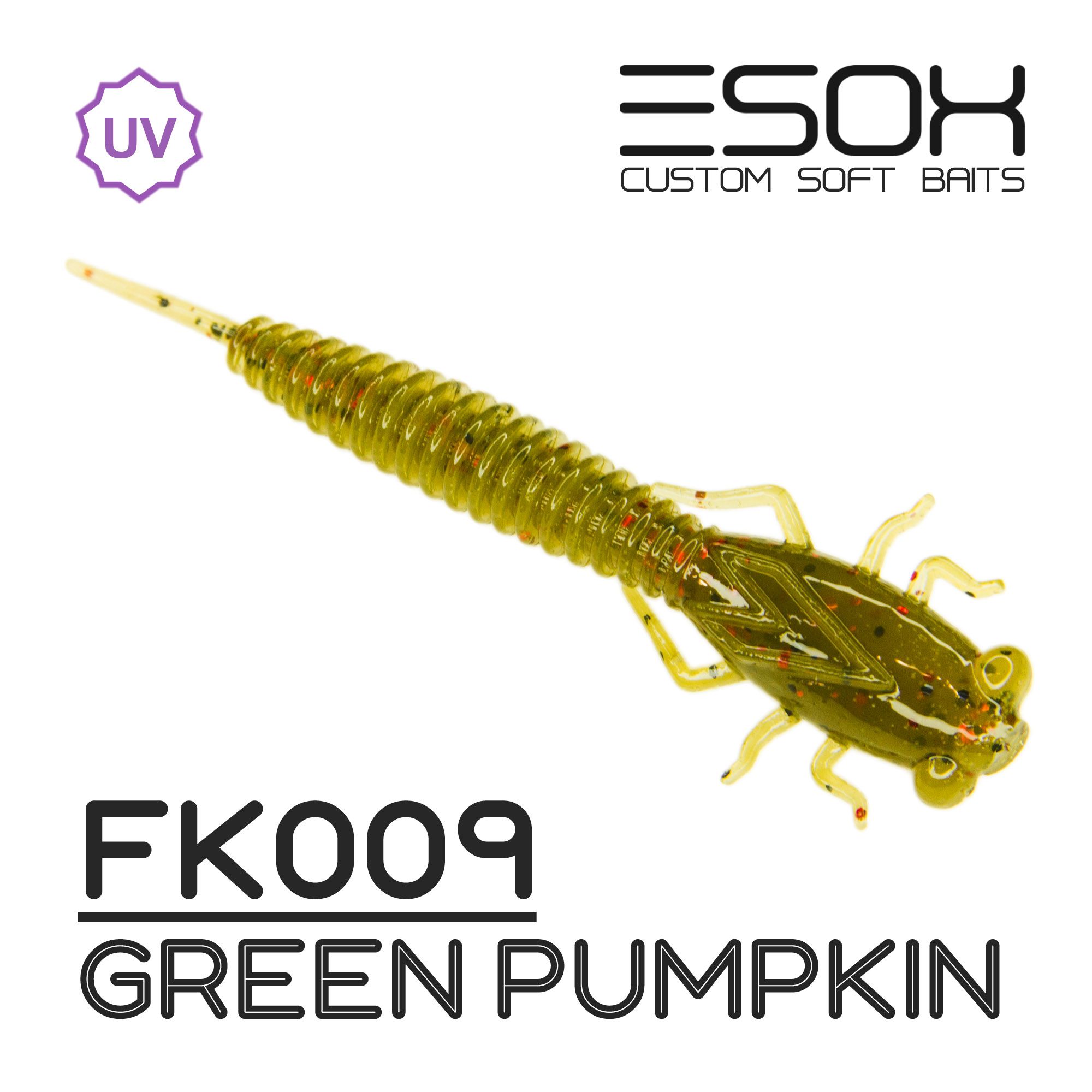 ESOX X-Vibra 2.4" (62мм) 8шт / Мягкая приманка для рыбалки купить c ...