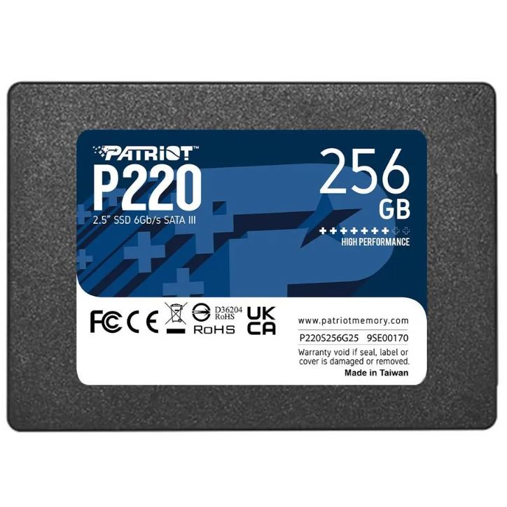 256 ГБ Внутренний SSD-диск Patriot Memory Patriot P220 P220S256G25 (P220S256G25) купить c ...