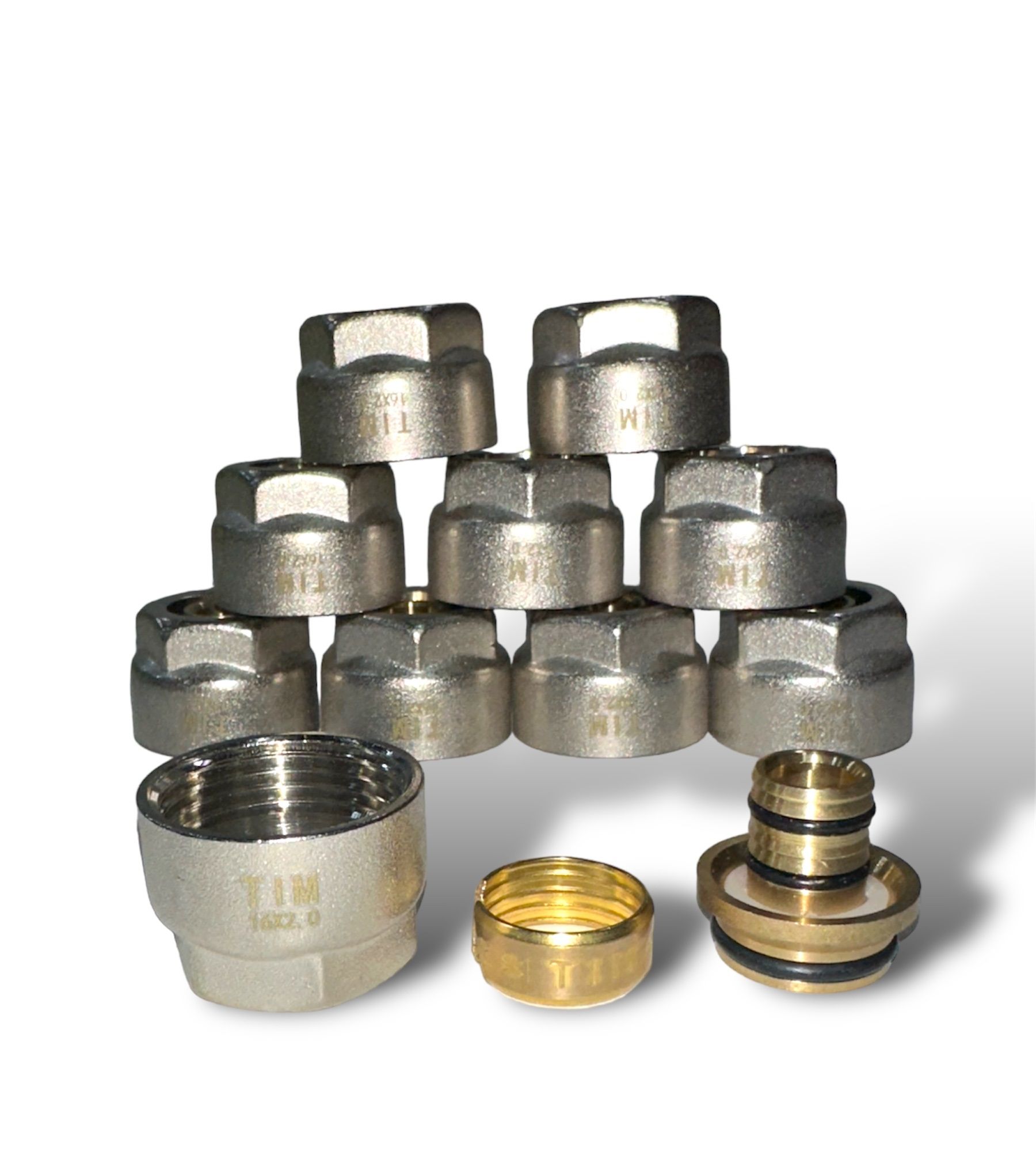 Евроконус для коллектора Tim 16 x 2.0 мм - 3/4" (10 шт), MFMN-E16(2.0 ...