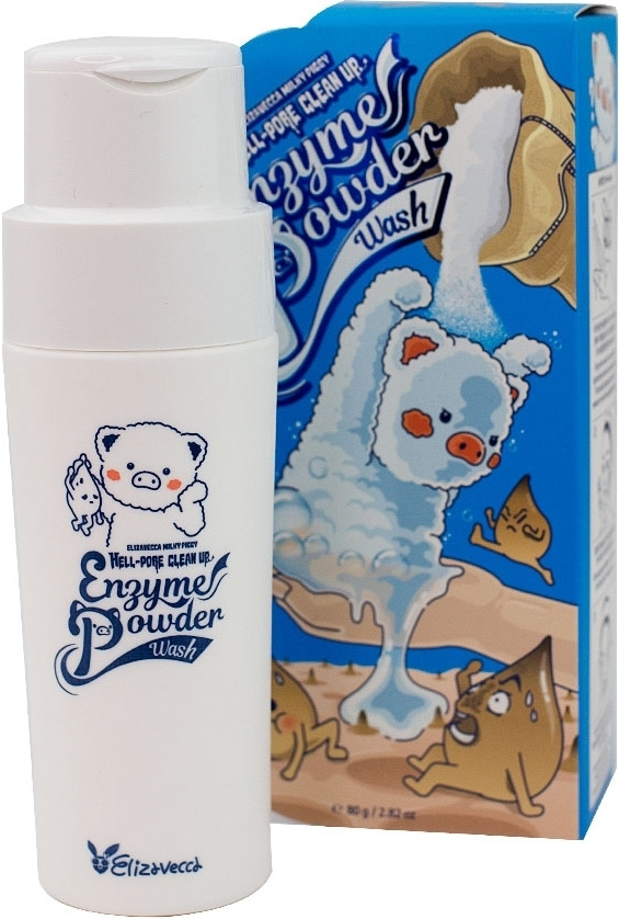 ELIZAVECCA Пудра очищающая энзимная для лица Milky Piggy Hell-Pore ...