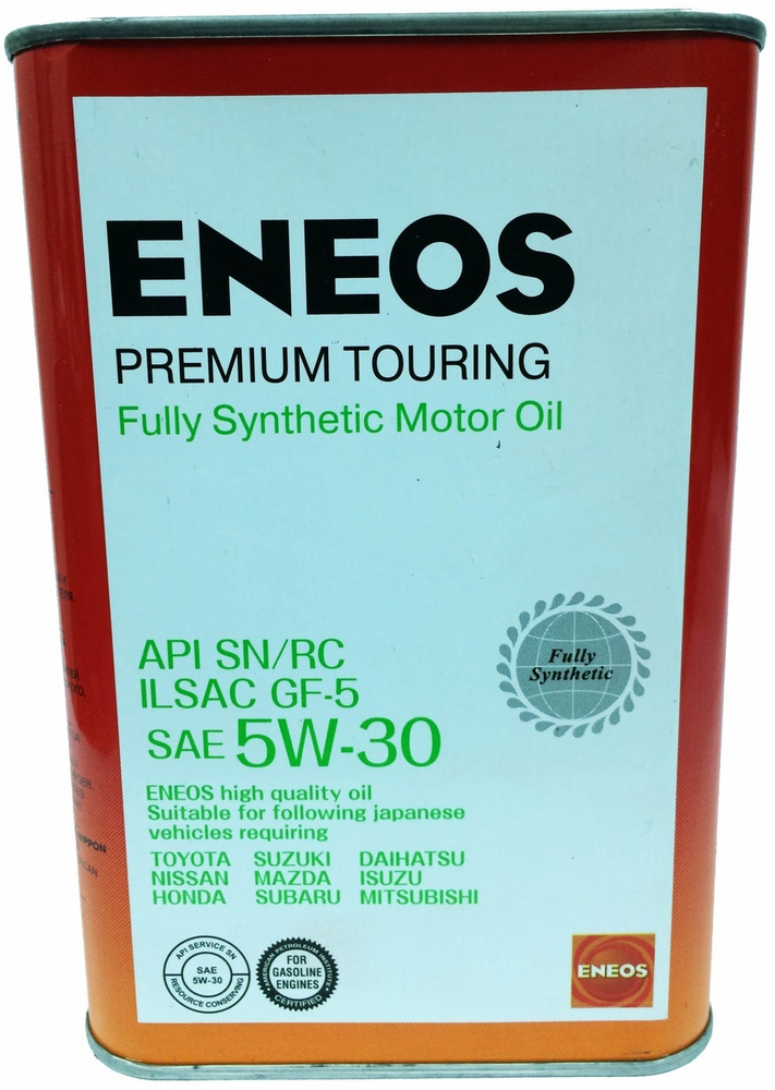 Масло моторное ENEOS PREMIUM TOURING FULLY SYNTHETIC 5W-30 Синтетическое - купить в интернет ...
