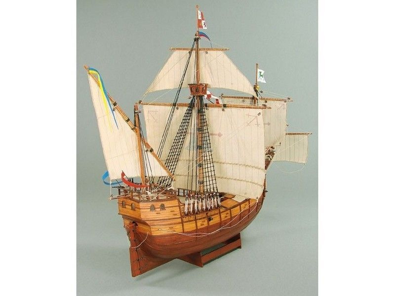 Сборные бумажные модели Shipyard каракка Santa Maria и каравелла Nina ...