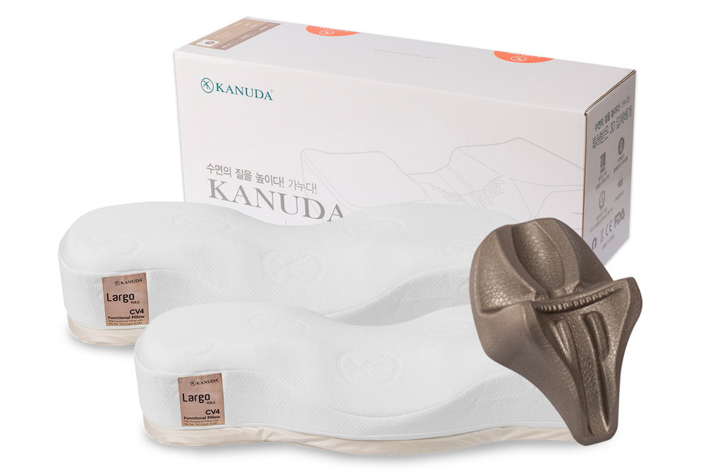 Ортопедическая подушка 30x60 см, KANUDA Gold Label Largo, набор 2 ...