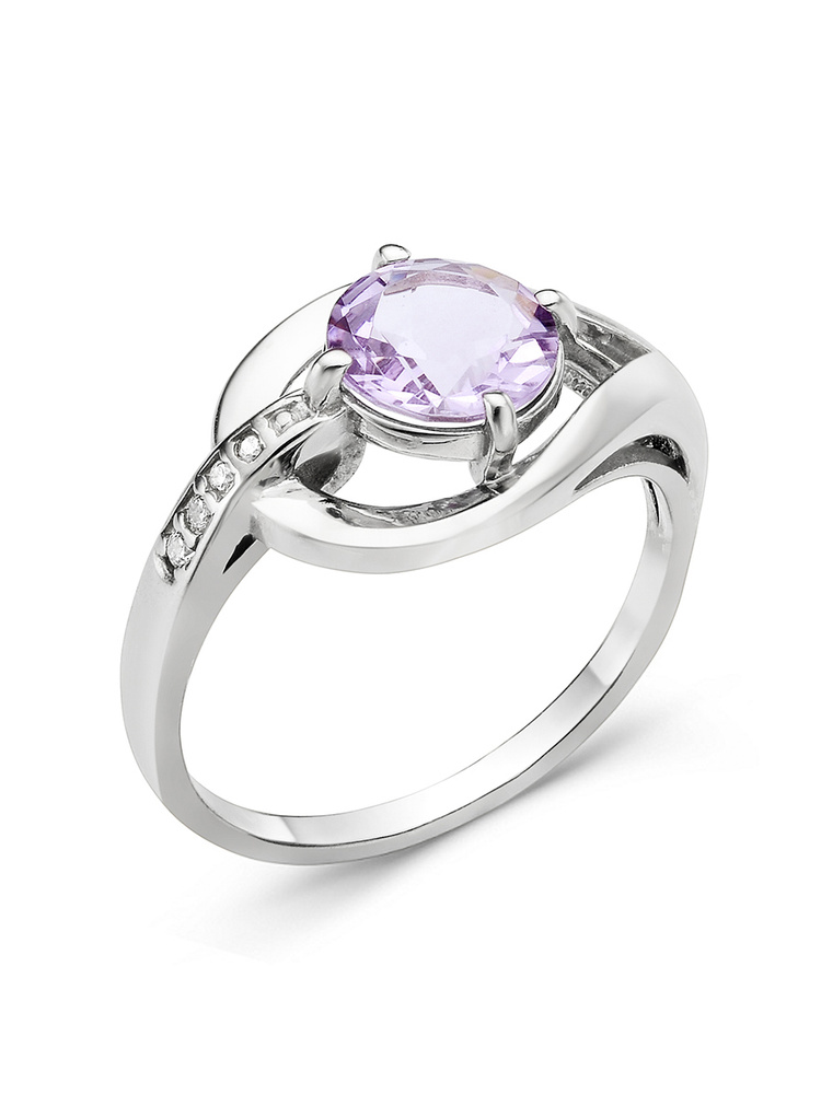 Intalia Кольцо Серебро родированное 925 пробы - купить с доставкой по ...