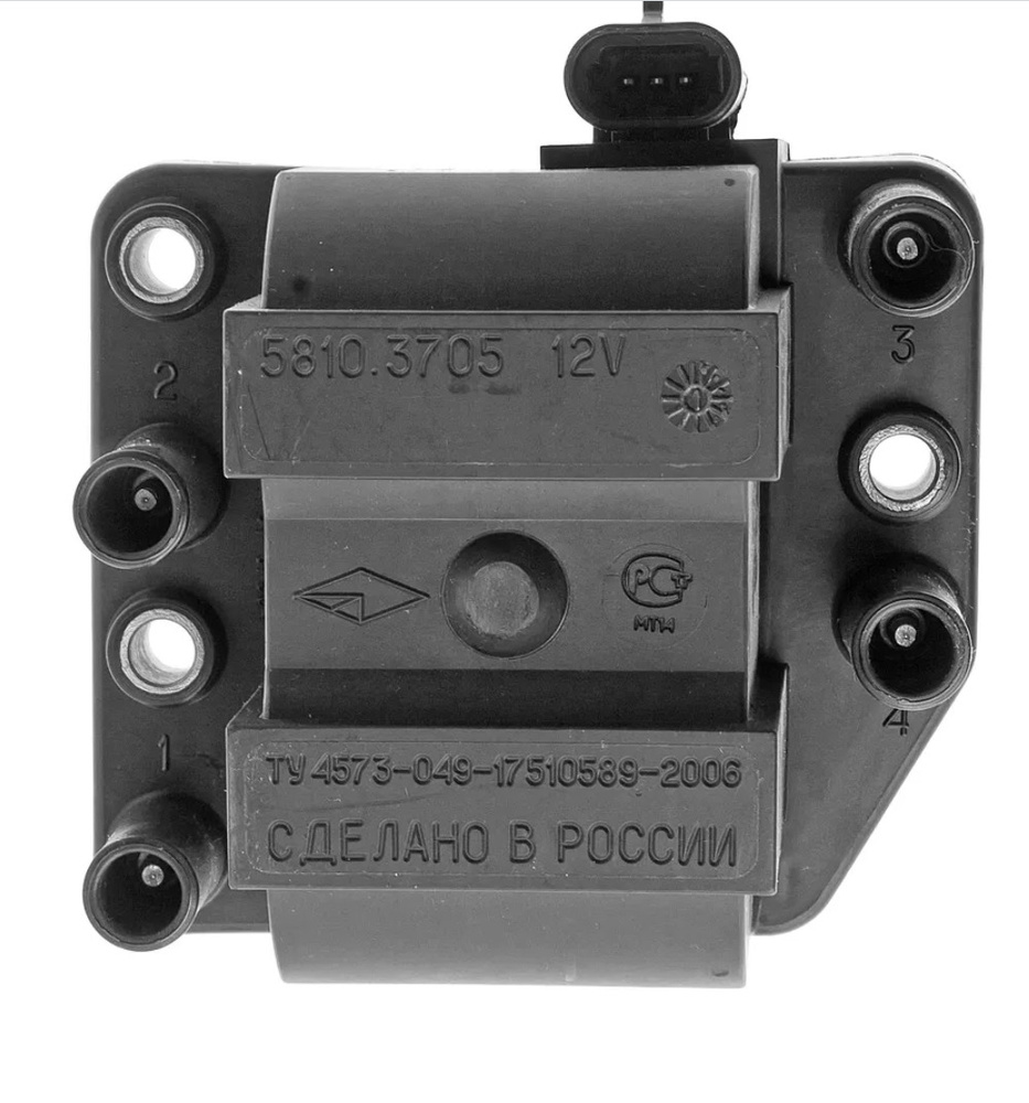 Катушка зажигания ГАЗ, УАЗ на УМЗ-4216 ЕВРО-4 (инжектор) МЗАТЭ-2 - арт ...