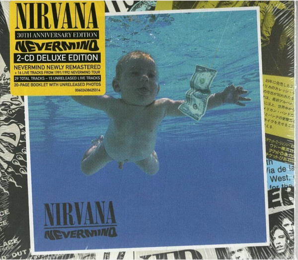CD AudioCD Nirvana. Nevermind (CD, CD, All Media, Deluxe Edition, Reissue, Remastered, 30th ...
