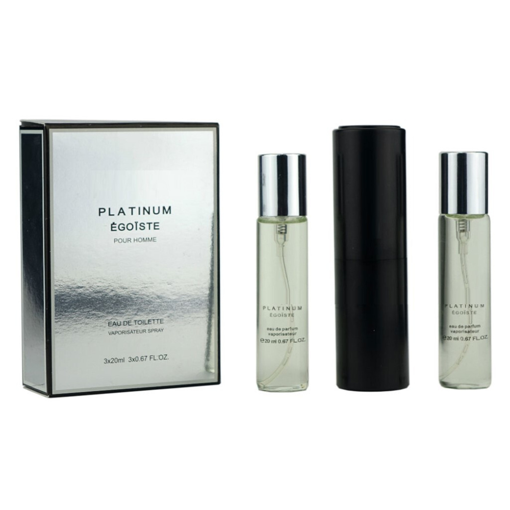 Platinum Egoiste / Платинум Эгоист / Эгоист Платинум мужской / 3*20 мл ...