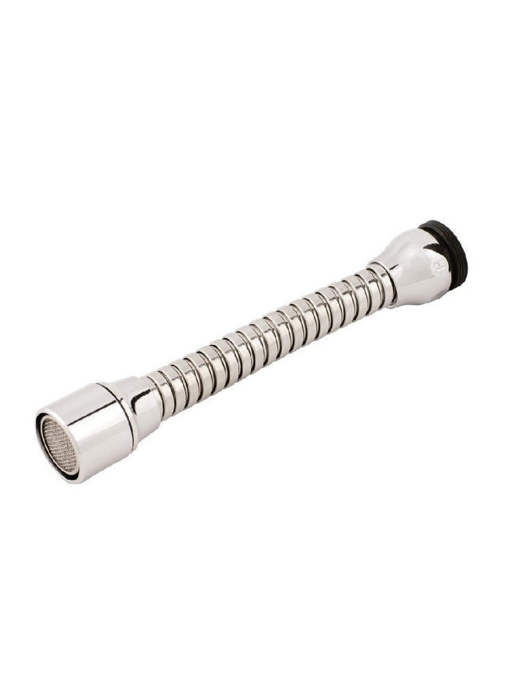 Насадка на кран (аэратор для смесителя) 12,5 см с гибким шлангом металл ...