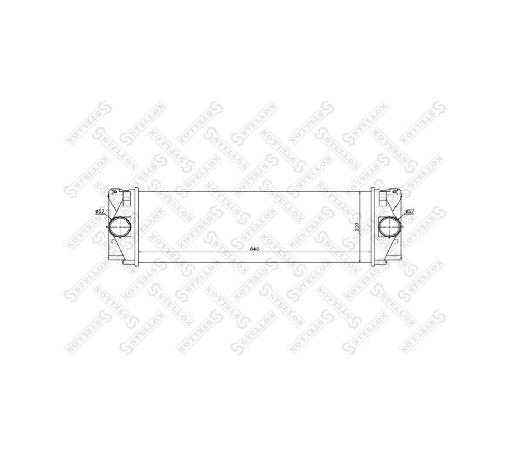 Интеркулер - Stellox арт. 1040206SX - купить по выгодной цене в ...