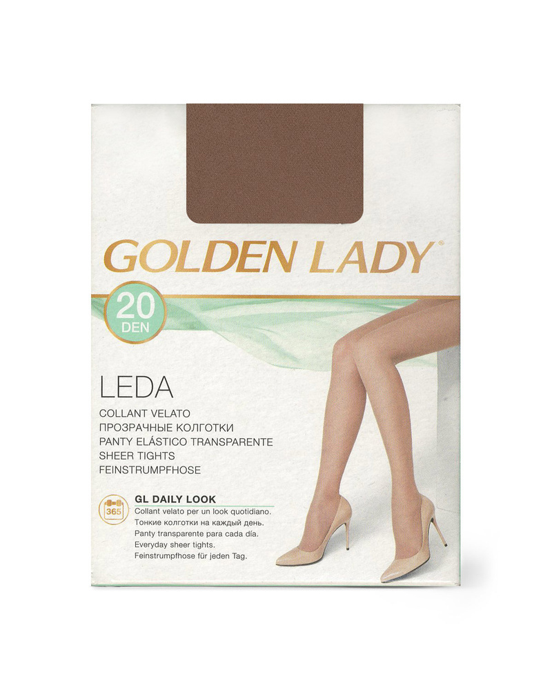 Колготки Женский Golden Lady, размер 3 бронза Полиамид 20 ден Сербия На ...