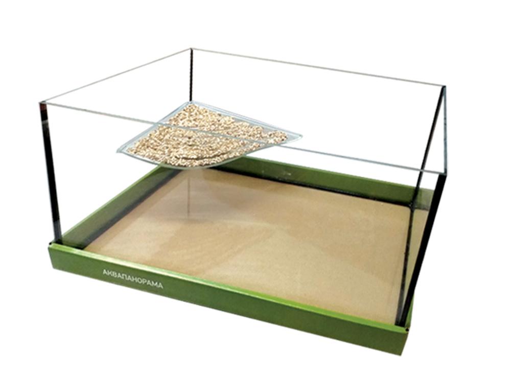 Террариум 35л с берегом для черепах Аквапанорама - купить с доставкой ...