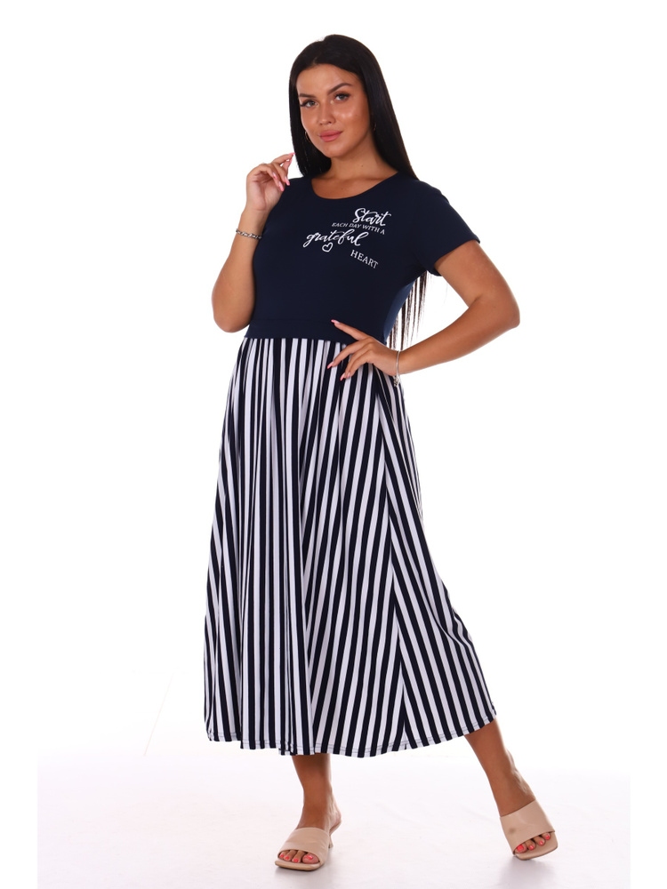 Платье / T-fashion / Платье женское летнее пляжное трикотажное нарядное ...