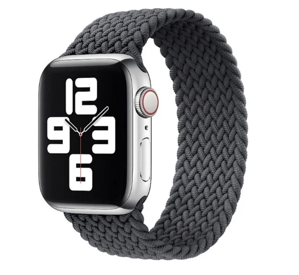 Эластичный тканевый ремешок для Apple Watch series 1, 2, 3, 4, 5, 6, 7 ...