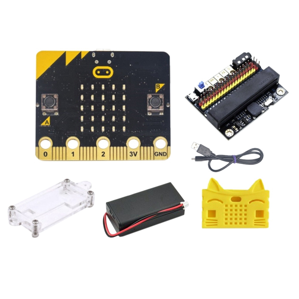 Стартовый комплект BBC Microbit DIY Case + плата расширения Micro Bit ...
