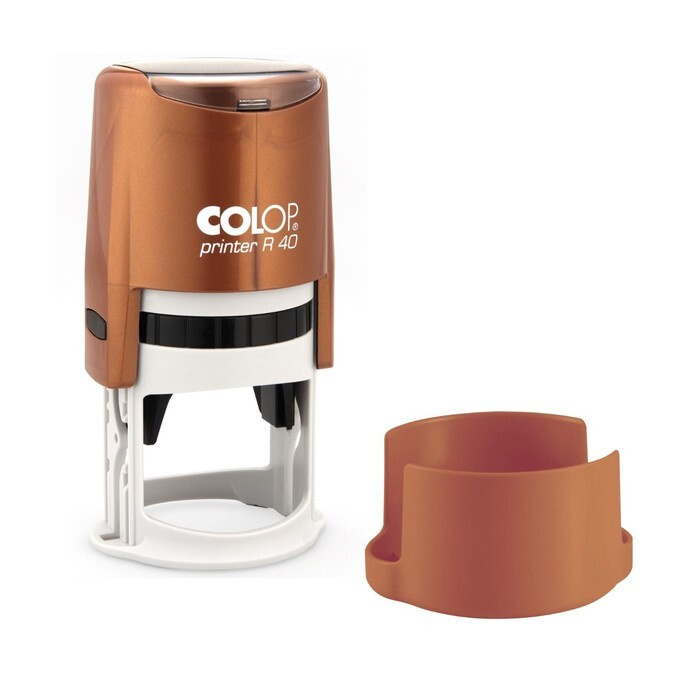 Оснастка для печати круглая Colop Printer R40 40 мм с крышкой бронзовая - купить с доставкой по ...