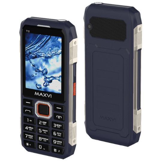 Мобильный телефон Maxvi T12 Blue, синий - купить по выгодной цене в ...