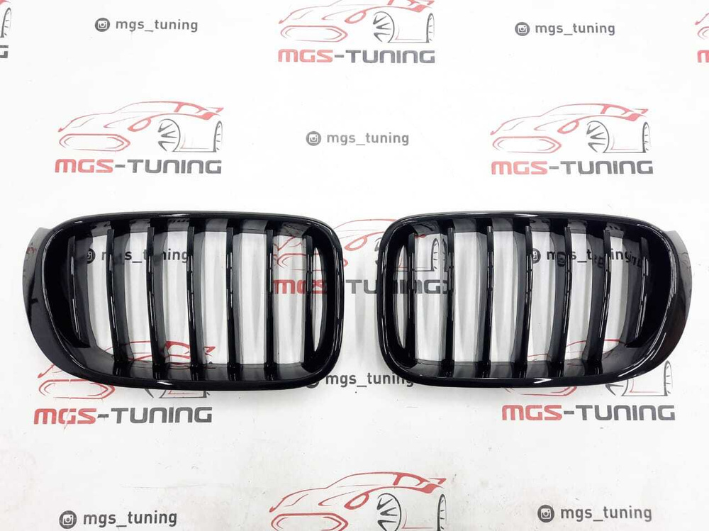 Решётка в стиле M-Performance BMW f25 рест/f26 черный глянец - MGS ...