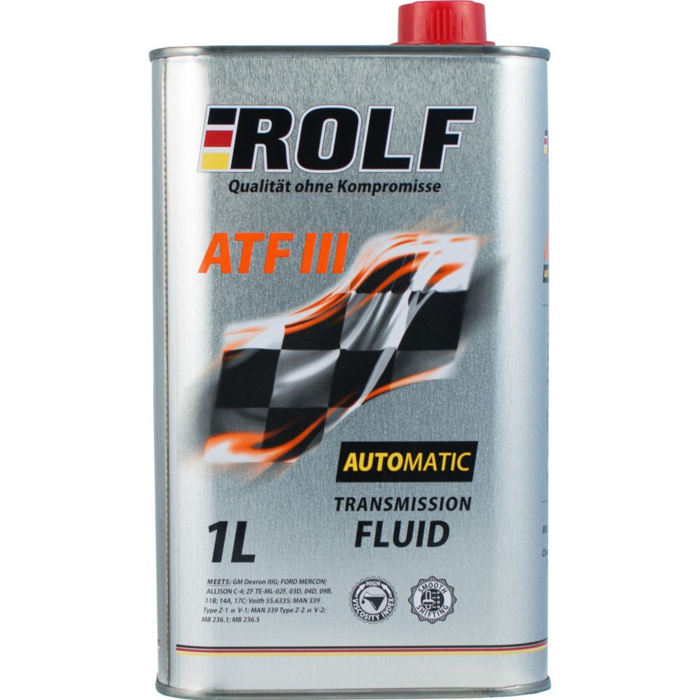Rolf ATF III (1 л) Масло трансмиссионное (железо) - купить по выгодной цене в интернет-магазине ...