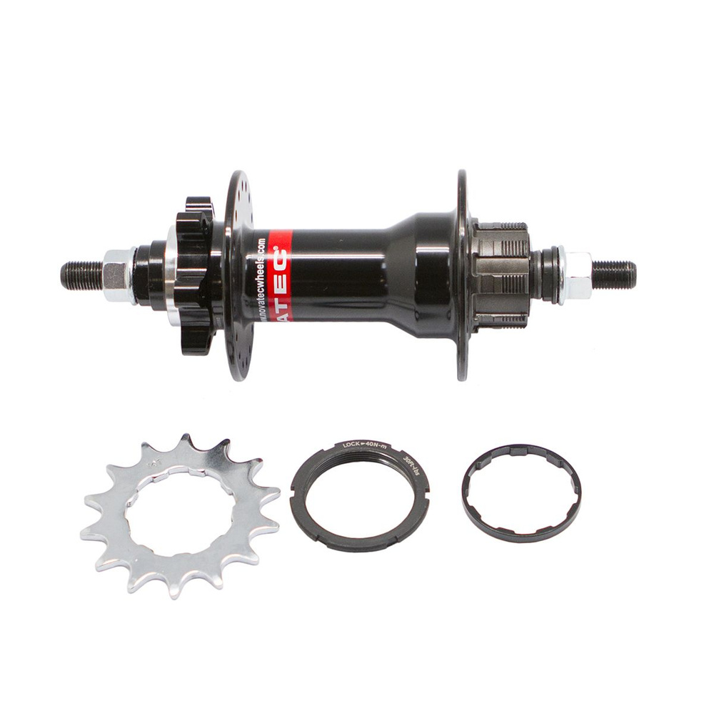 Втулка задняя Novatec D256SBT single speed, DIRT JUMP, 36H, под диск ...