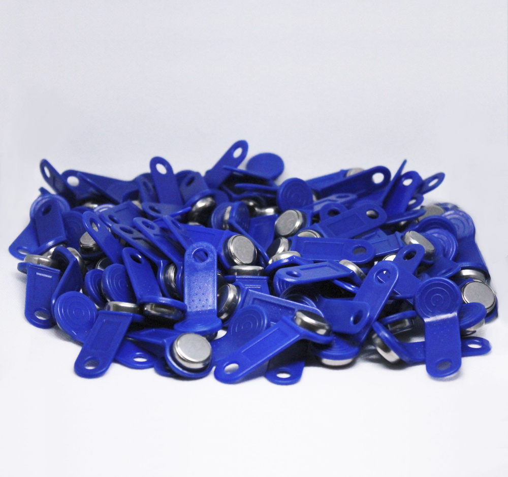 Электронный ключ для домофона RW1990 перезаписываемый (синий) 100 шт ...