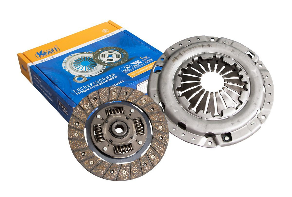 Комплект сцепления (без подшипника) Daewoo Nexia 2 1.6 - Kraft арт ...