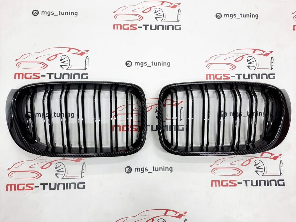 Решётка в стиле BMW X3/Х4 M f25 рест/f26 под карбон - MGS-Tuning арт ...