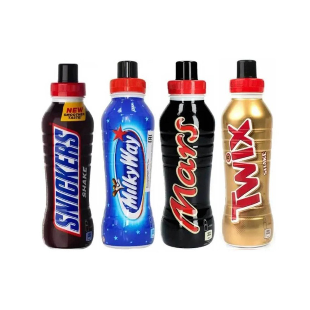 Молочные напитки Snickers, Mars, Milky Way, Twix, 4 шт. по 350 мл ...