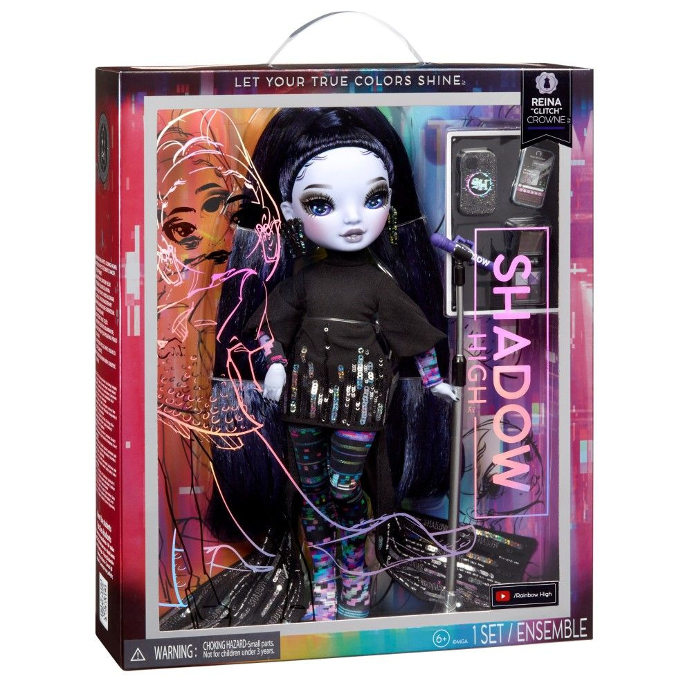 Rainbow High - модная кукла Shadow High Reina "Glitch" Crowne 583073 ...